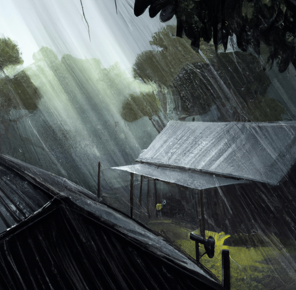 Heavy Rain Thunder Pierces On A Tin Roof Sleep Sounds