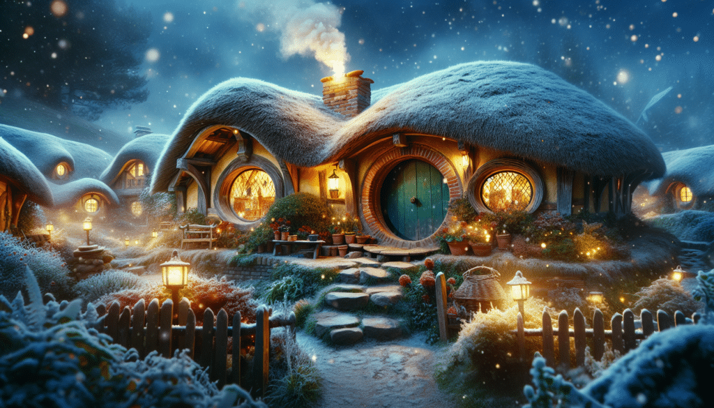 Cozy Hobbit Tales of Tradition: Shire's Winter Magic
